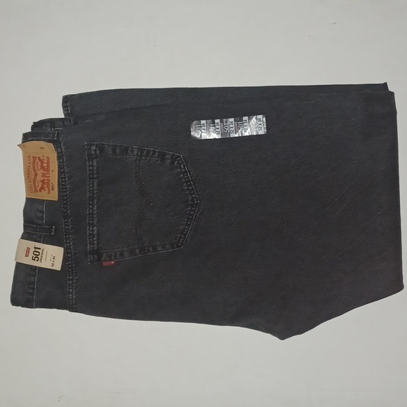 Levi's | Jeans | Levis 5 Original Buttonfly Jeans 52x34 Bigtall Black ...